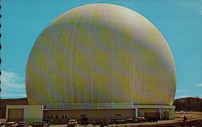 Earth Station at Andover Maine, AT&T Satellite Communications, ME ...