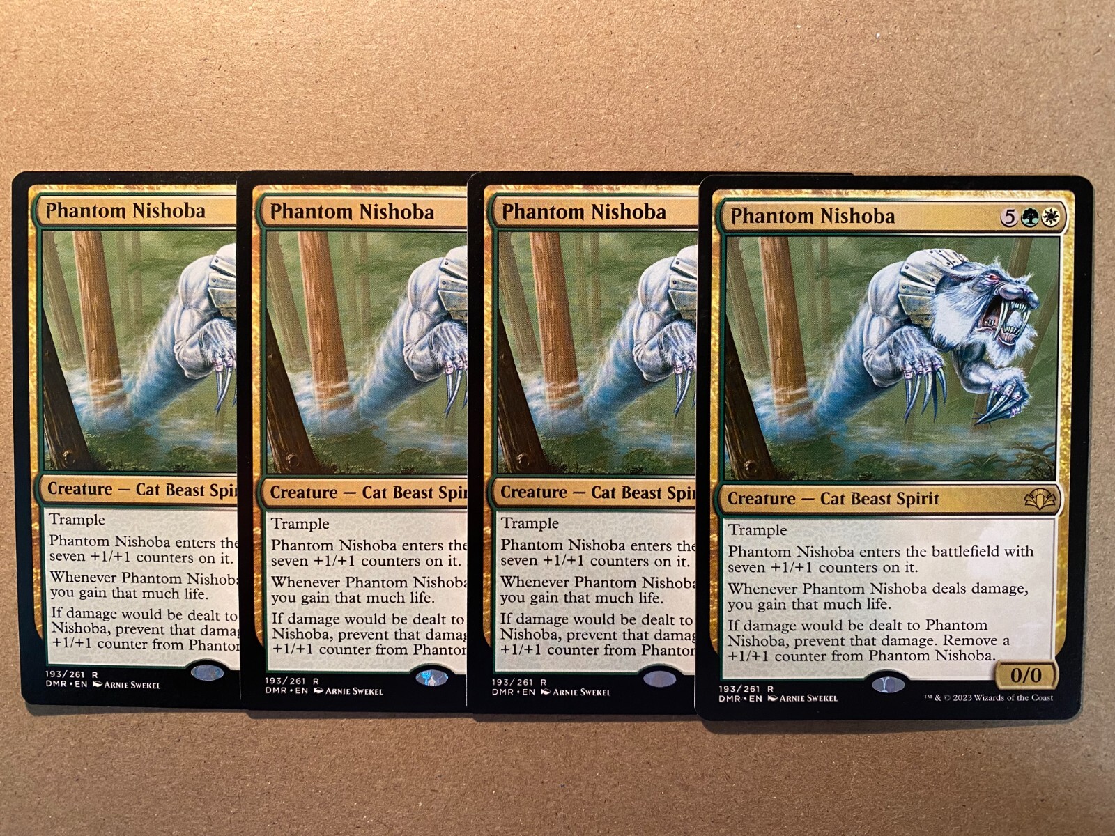 MTG 4x Phantom Nishoba Dominaria Remastered Legacy Magic the Gathering ...