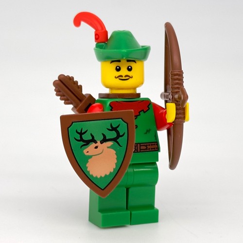 Lego Forestman Minifigure w/ Bow Shield Robin Hood Archer cas571 set ...