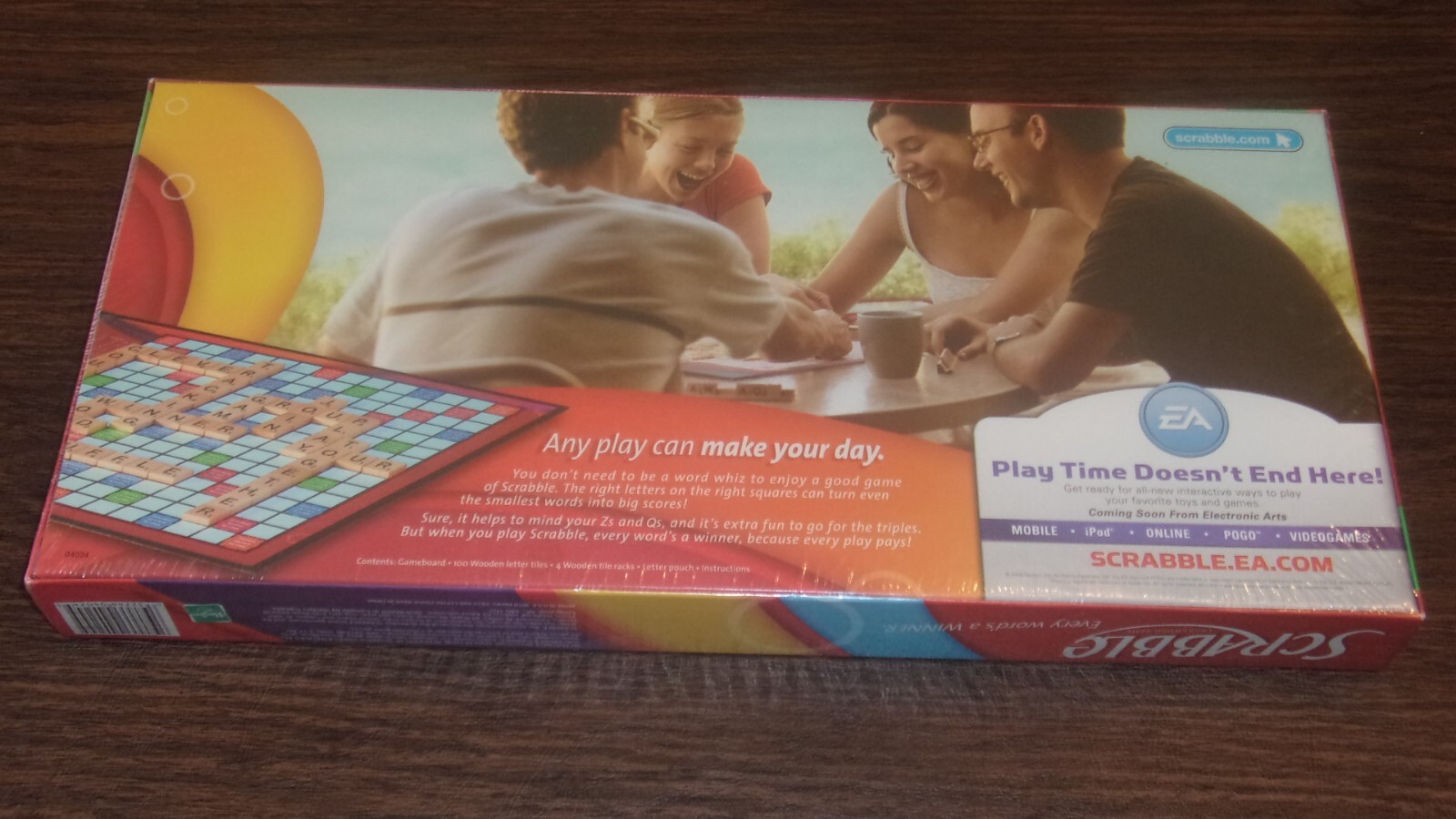 NIB 2008 Hasbro Scrabble Crossword Game Diamond Anniversary Edition ...