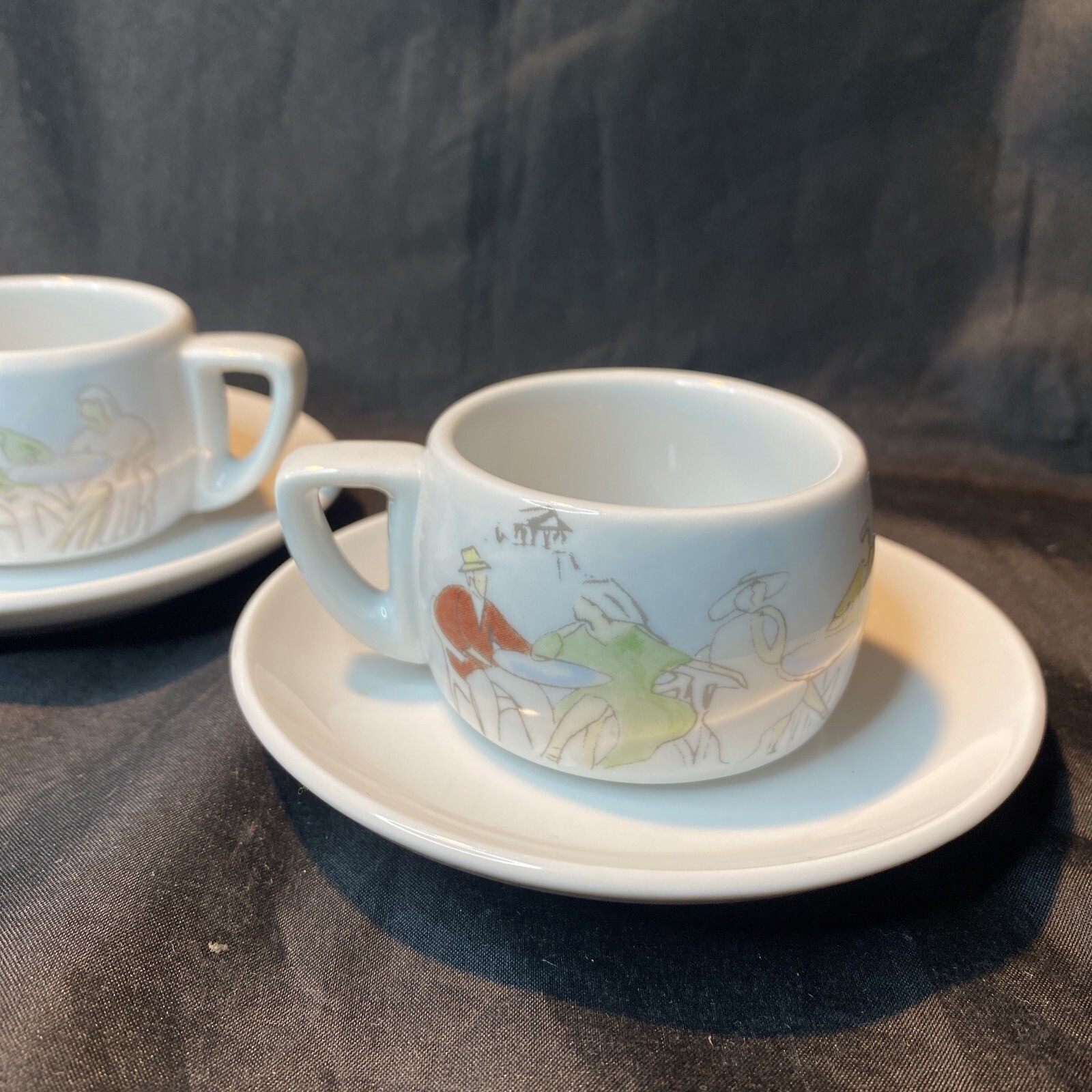 Apilco Opera Espresso Demitasse Set Cup & Saucer Porcelain 1z | eBay