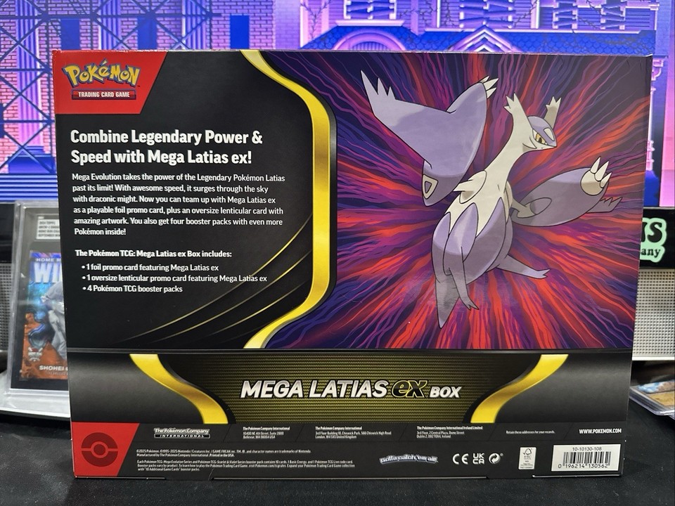 7 Pokemon TCG Mega Latias ex COLLECTION BOXS Factory Sealed - 7 Box ...