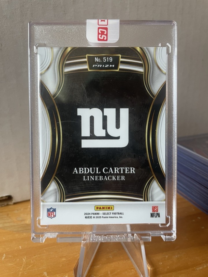 2024 Panini Select Abdul Carter XRC RC Sealed - #519 - New York Giants ...