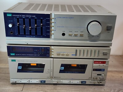 Sansui Compact Stereo Components A-M99 Amp, T-M77 Tuner, D-M77W ...