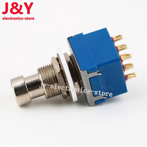 10PCS 3PDT 9 Pins Box Stomp Guitar Effect Pedal Foot Switch True Bypass ...