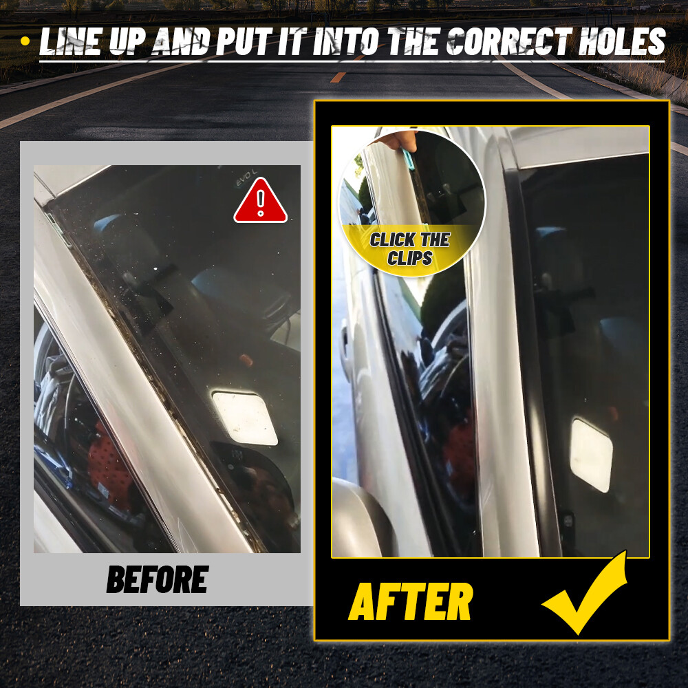 Driver Passenger Side Windshield Moulding Kit For 2006-2013