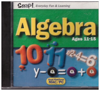 Algebra - Snap everyday fun & Learning - Game for the PC [CD-ROM Ages ...