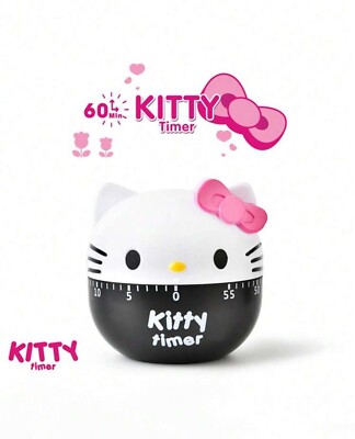 Hello Kitty 60 Minute One Hour Kitchen Timer, School, Excercise, Kawaii ...