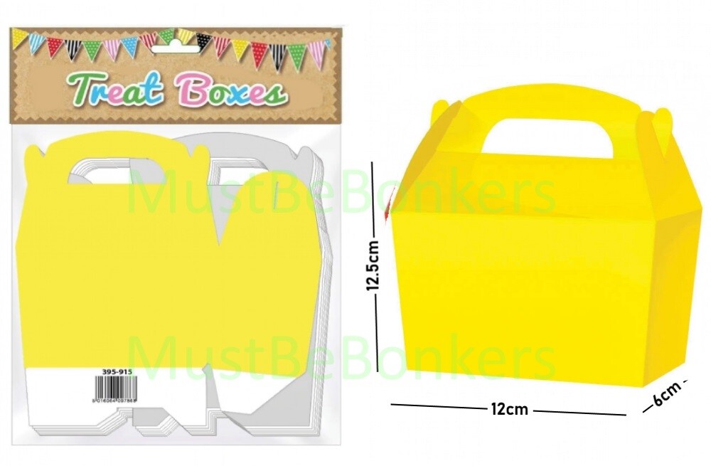 Plain Yellow Coloured Boxes ~ Childrens Recyclable Food Party Plate ...