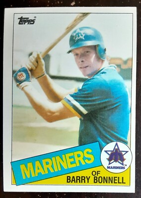1985 Topps #423 Barry Bonnell Outfield Seattle Mariners FREE shipping | eBay
