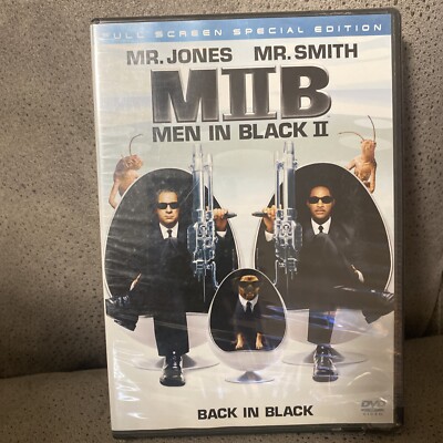 Men in Black II (DVD, 2002, 2-Disc Set, Special Edition Full Frame) New ...