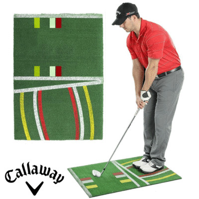 CALLAWAY PURE PITCH GOLF CHIPPING MAT / DISPLAYS BALL POSITION & SWING ...