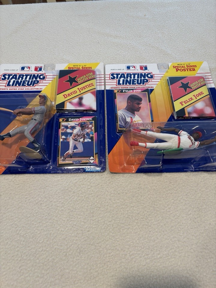 HUGE LOT OF 16 UNOPENED STARTING LINEUPS 1988-1994! ALL BASEBALL. ALL ...