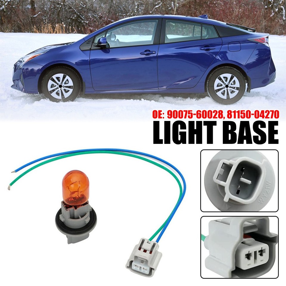2X Headlight Turn Signal Light Corner Socket W/ Connector 90075-60028 ...