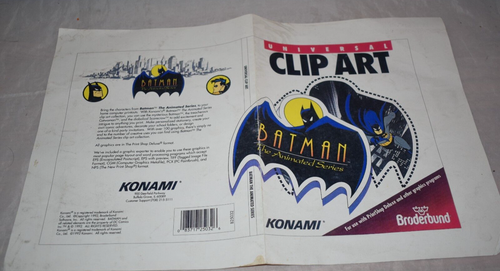 Konami Batman The Animated Series Video Game Mock Up Clip Art Promo ...