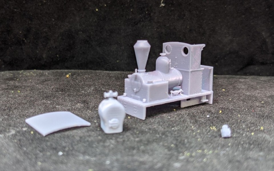 OO9 / 009 Narrow Gauge "Excelsior" Bagnall Loco Body For TU-Koppel ...