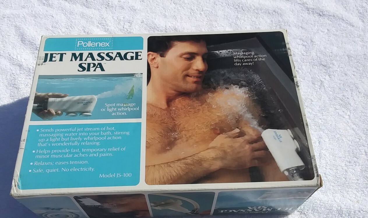 Pollenex Bubble Jet Massage Spa JS-100 Spot Massage Light Whirlpool NOS ...