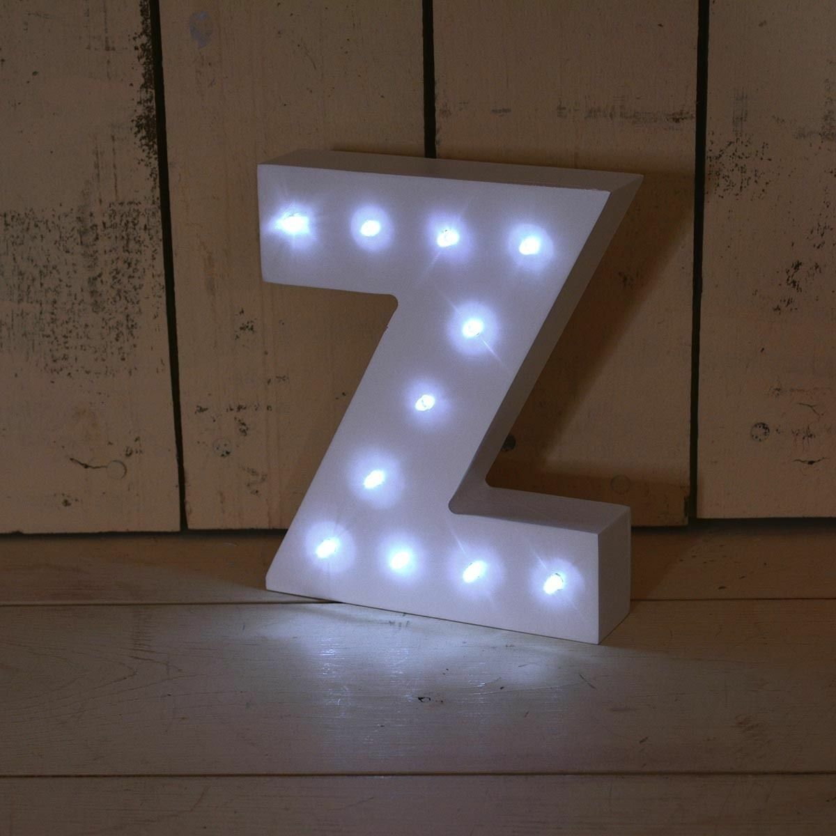 A-Z LED Wooden Stand Up Letters for Parties, Weddings, Decorations ...