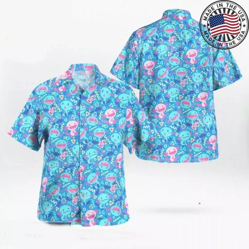 Wooper Pokemon Hawaiian Pokemon Gifts Full Sizes Hawaiian Shirt Size S ...