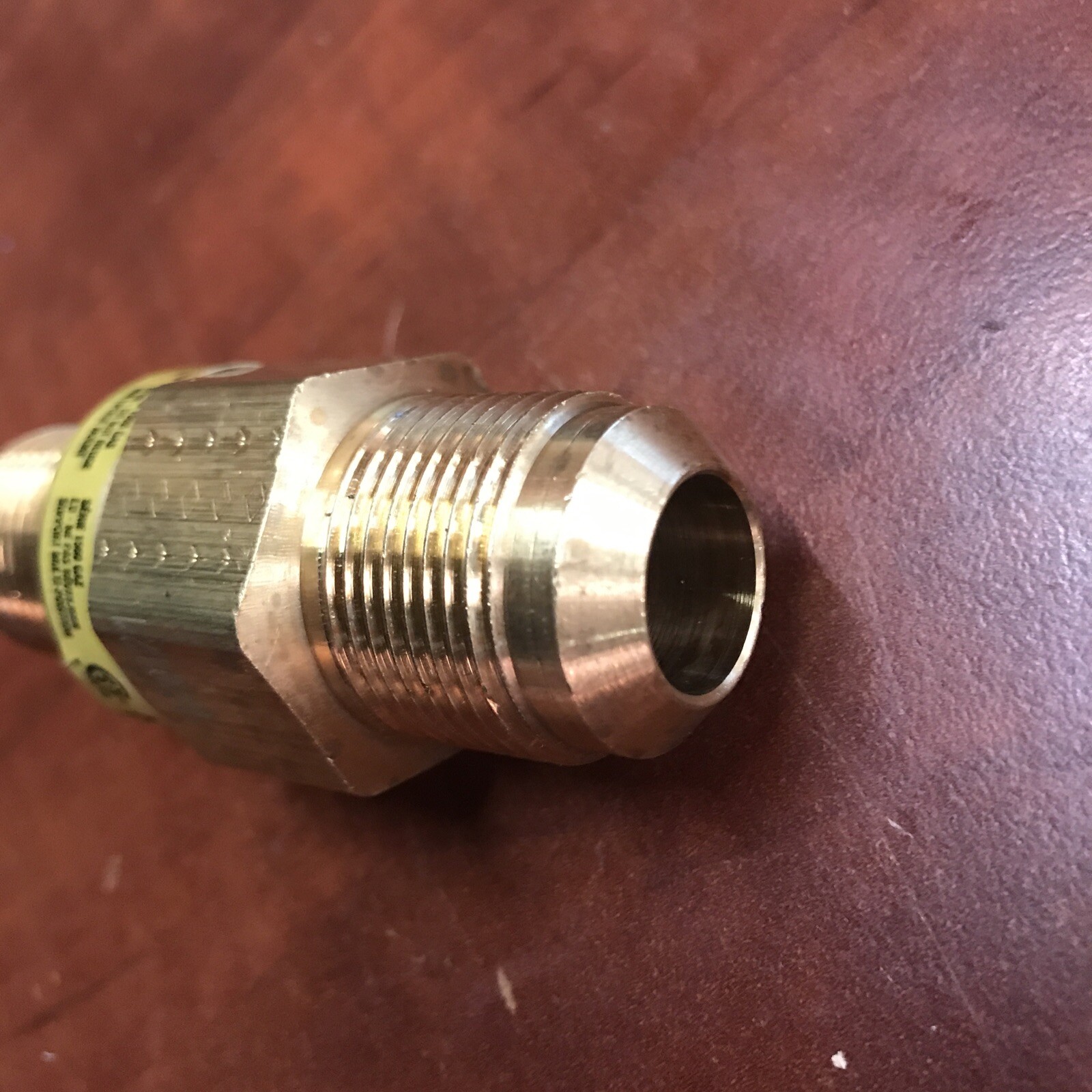 1x New Brass Excess Flow Valve EFV Series 1560 EFVB Gas Check Valve ...