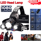 DanForce Headlamp. USB Rechargeable LED Head Lamp. Ultra Bright CREE ...