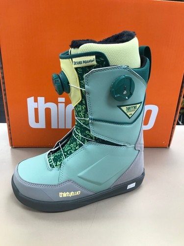 THIRTY TWO WOMEN'S LASHED DOUBLE BOA MELANCON (GREY/GREEN) SIZE 6.5 ...