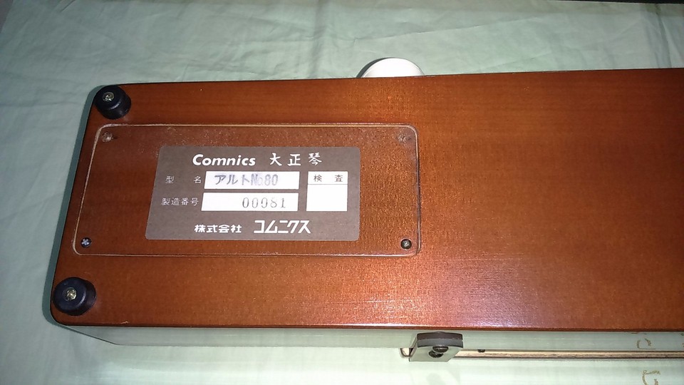 COMNICS Model #80 2-string Electric Taisho Koto (Taishogoto) + Hard ...