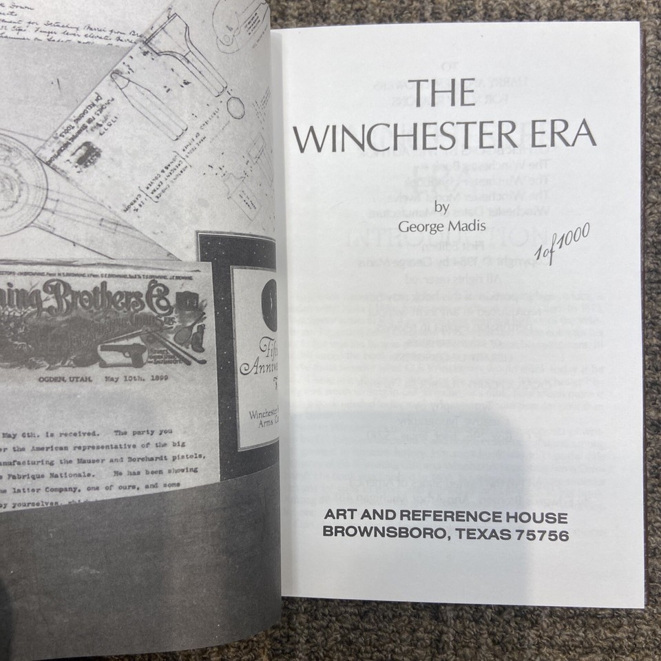 3 George Madis Books. The Winchester ERA, Browning & Military Arms ...