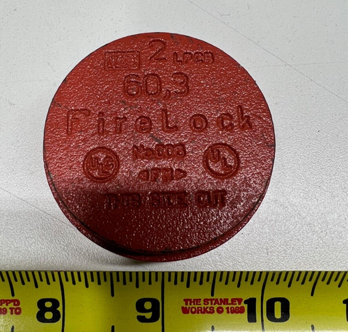 2" Victaulic FireLock Cap Style 006 Grooved F020006P00 Ductile Fe ...