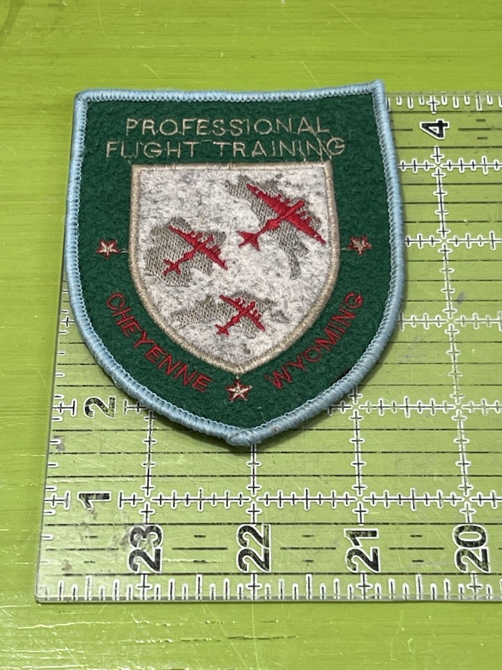 Vintage Professional Flight Training Patch from Cheyenne Wyoming | eBay