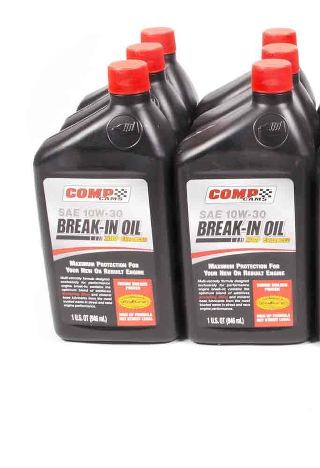 COMP CAMS 10w30 BREAK-IN Engine Oil 6/quarts w/Zinc+Molybdenum ...
