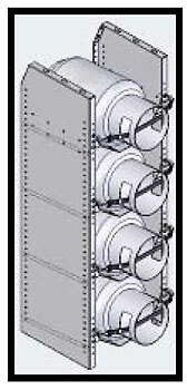 2- Tank Rack with 2- Shelves | Adrian Steel #TS2T2S | eBay