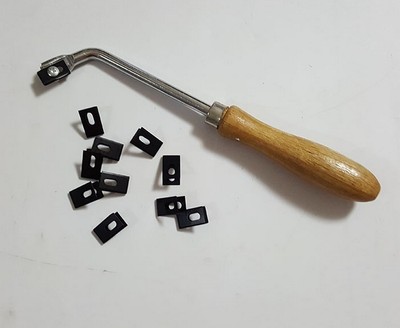 P Groover + 5x U Blades Flooring Welding Tool Wood Handle Vinyl Floor ...