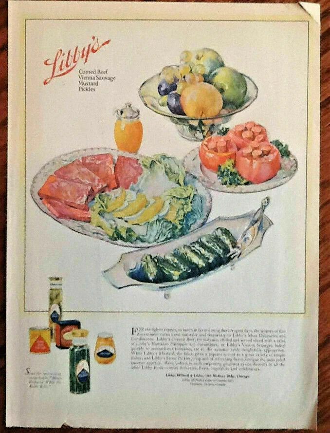1920s Advertisements Food