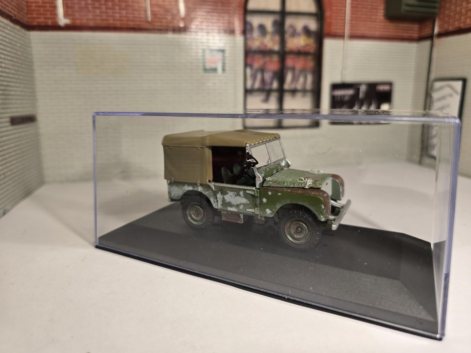 Land Rover Series 1 80 1:43 Scale 1950 Patina Weathered Corgi Diecast ...