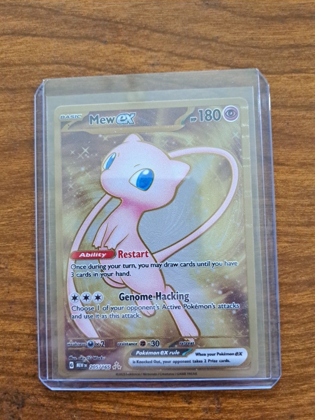 Mew ex - (151 Metal Card) 205/165 Sv: Scarlet & Violet 151 Regular ...