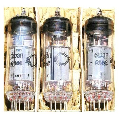 6F3P / 6BM8 / ECL82 SVETLANA Vacuum Radio HiFi Amplifier Tubes GOLD ...