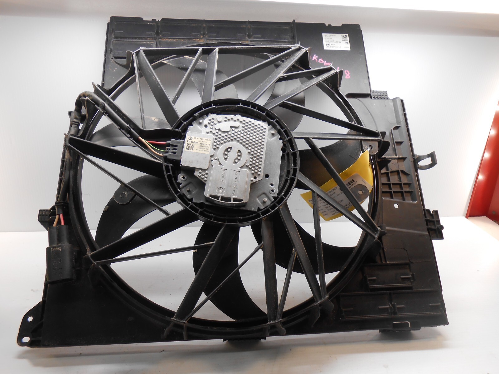 2014 BMW X3, F25, 2.0L SUV 400 Watt Radiator Or Condenser Fan ...