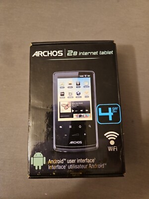 Archos Internet Tablet 28 4GB, Wi-Fi, 2.8in - Black 690590515666| eBay