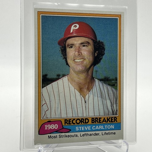 1981 Topps Steve Carlton Baseball Card #202 NM-Mint FREE SHIPPING | eBay