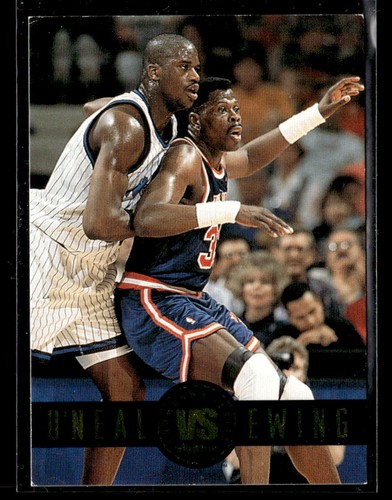 1993-94 SkyBox Premium #SS2 Shaquille O'Neal / Patrick Ewing Showdown ...