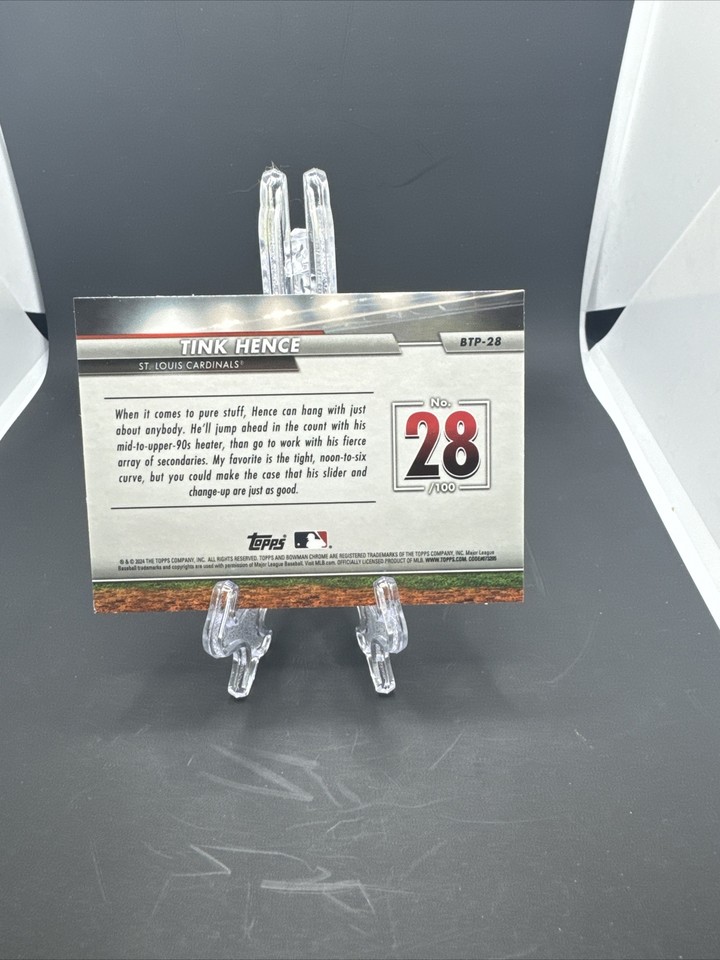 2024 Bowman - Bowman Scouts Top 100 #BTP-28 Tink Hence (RC) | eBay