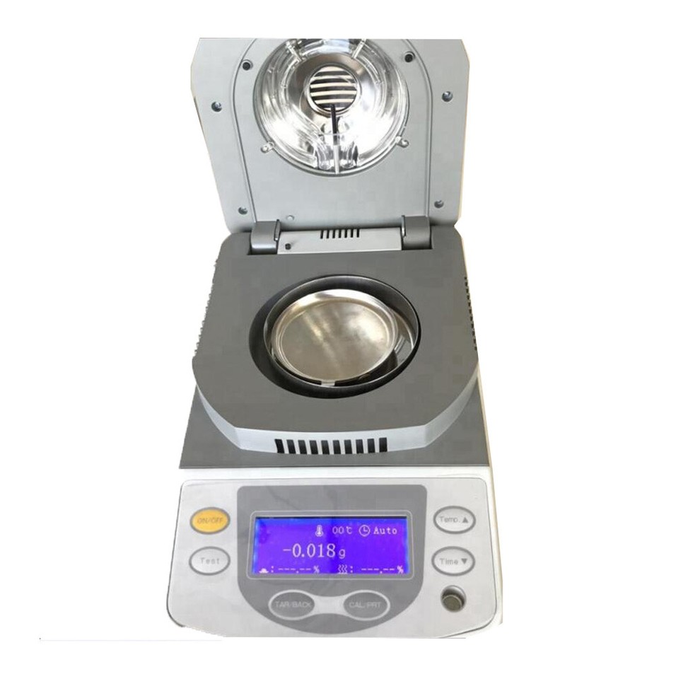 Lab Halogen Moisture Analyzer Tester Grain Mineral Food Paper 10mg ...