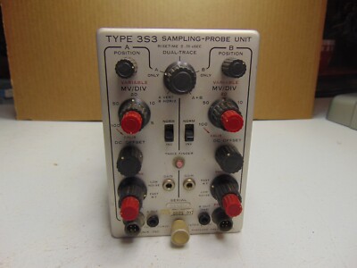 Tektronix 3S3 Sampling-Probe Unit Oscilloscope plug in module | eBay