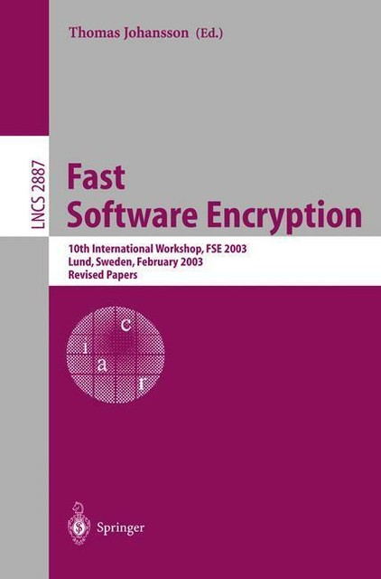 Fast Software Encryption von Thomas Johansson (2003, Taschenbuch) online kaufen | eBay.de