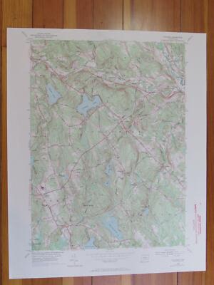 Columbia Connecticut 1971 Original Vintage USGS Topo Map | eBay