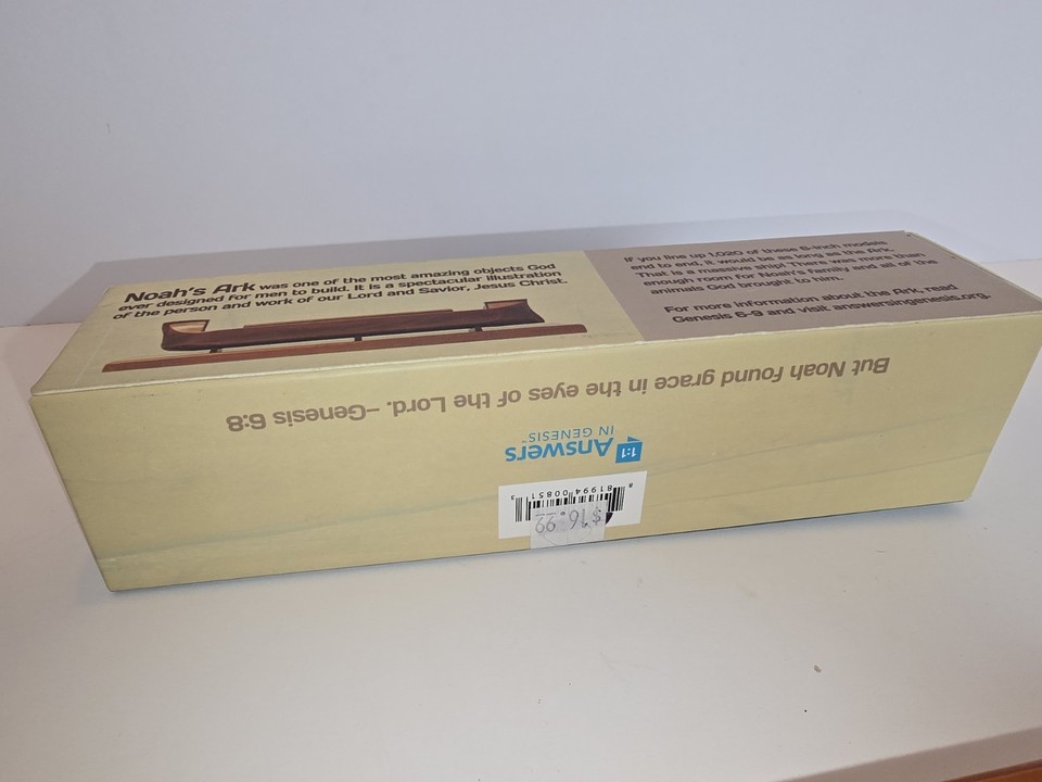 Noah's Ark Encounter 8" Mini Wooden Ark Replica | eBay