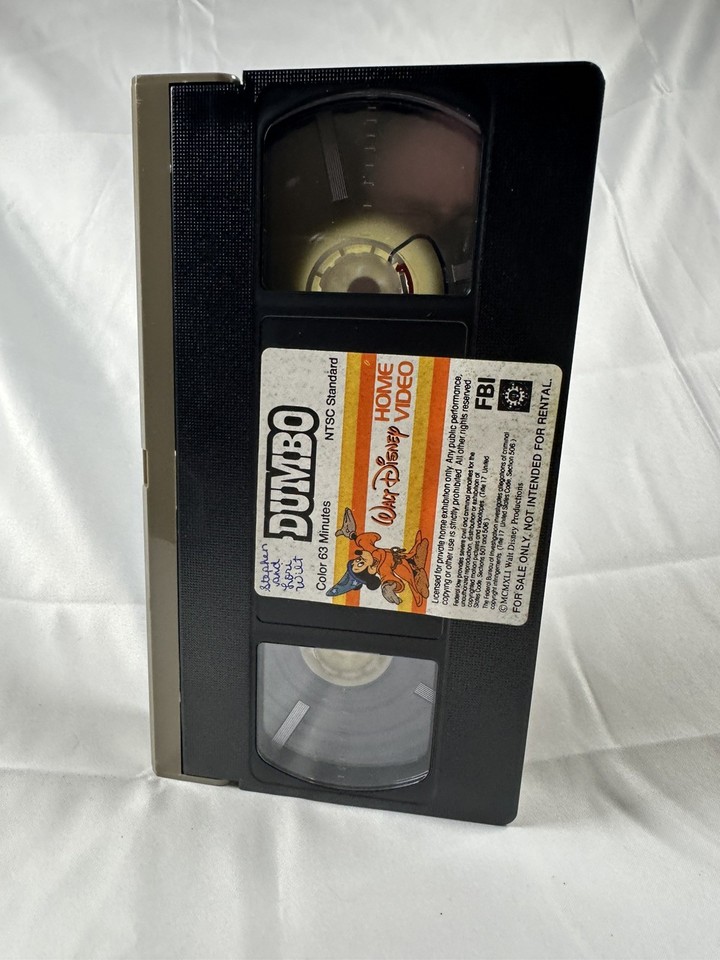 Walt Disney Dumbo VHS Clamshell Vintage Rare Version 1983 | eBay