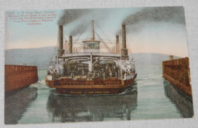 Southern Pacific Ferry Boat Solano Port Costa Benicia California ...
