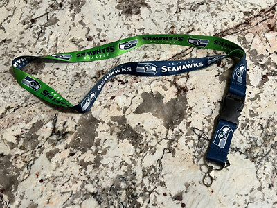 Brand New NFL Lanyard Seattle Seahawks TWO SIDED US SELLER | eBay